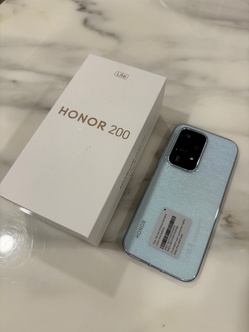 Honor 200 Lite 512GB Starry Blue, Mobile Phones & Gadgets, Mobile ...
