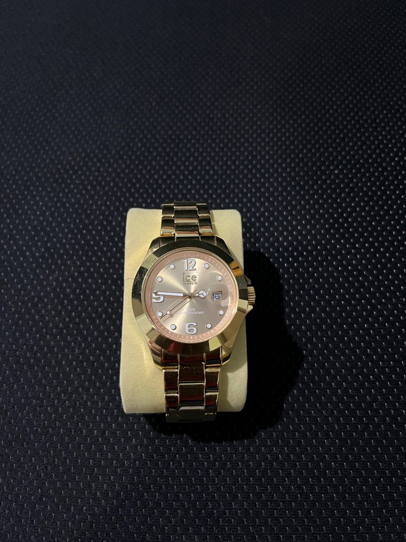 Ice watch gold, Men's Fashion, Watches & Accessories, Watches on Carousell