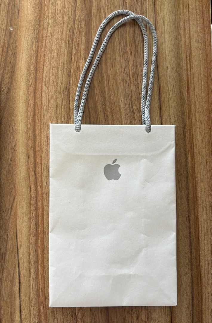 Iphone Apple store paper bag, Women's Fashion, Bags & Wallets, Tote ...