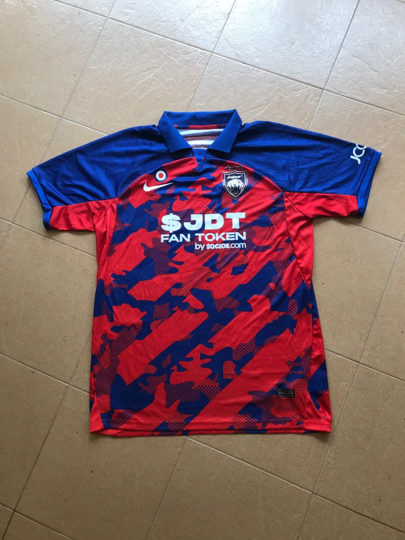 JDT Home Jersey 2023, Men's Fashion, Tops & Sets, Tshirts & Polo Shirts ...