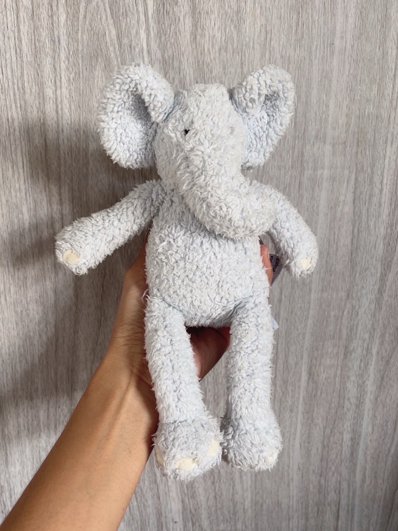 Jellycat Elephant Rattle, Hobbies & Toys, Toys & Games on Carousell