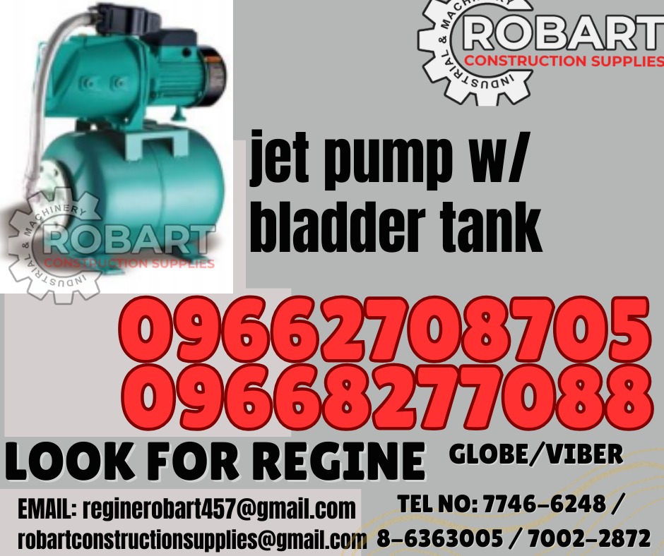 jet pump w/ bladder tank, Commercial & Industrial, Construction Tools ...