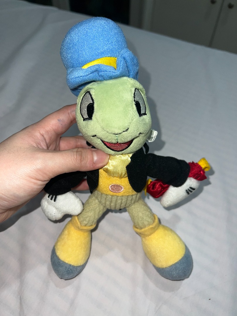 Jiminy Cricket Plush - Pinocchio, Hobbies & Toys, Toys & Games on Carousell