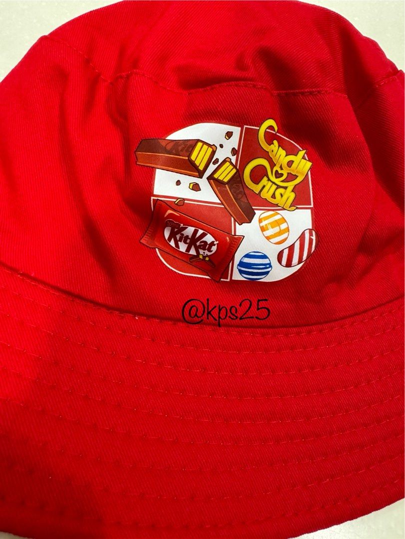 Kit Kat x Candy Crush Reversible Bucket Hat or Pop Socket Phone Holder ...