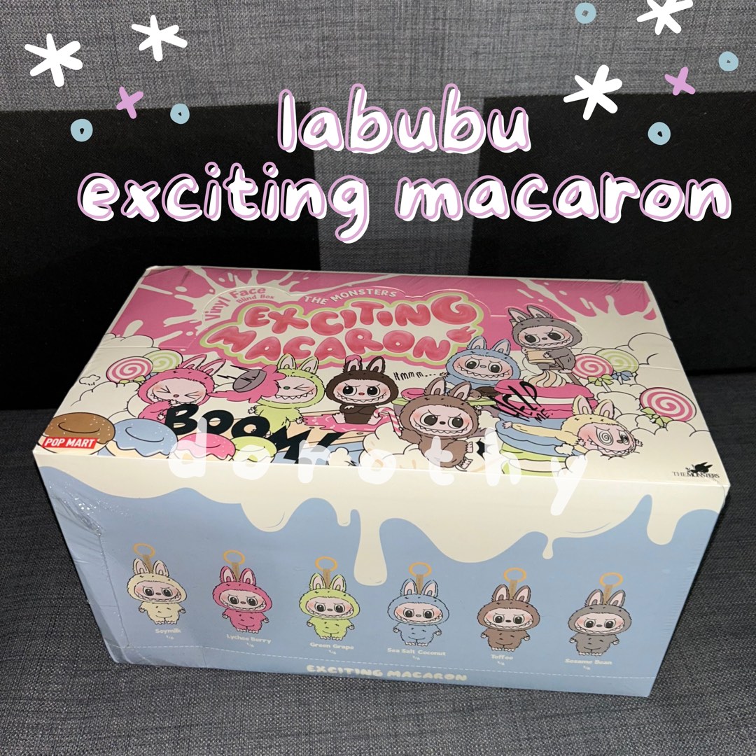 Labubu Exciting Macaron, Hobbies & Toys, Toys & Games on Carousell