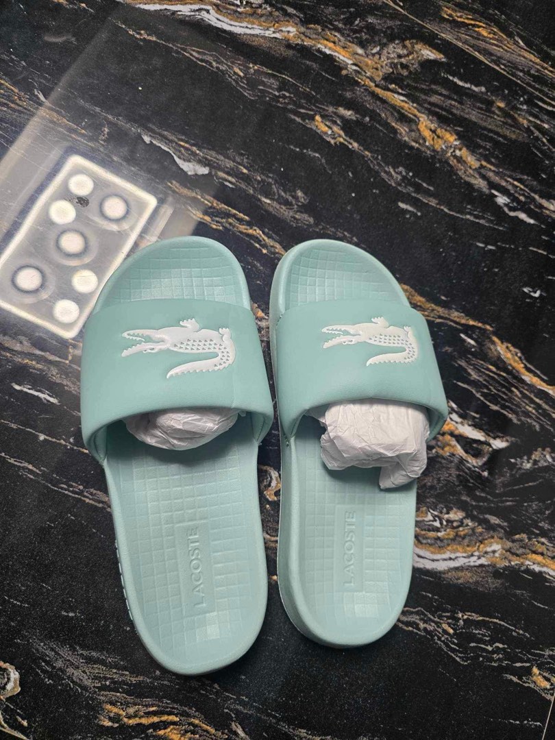 Lacoste Slides for her, Women's Fashion, Footwear, Slippers and slides ...