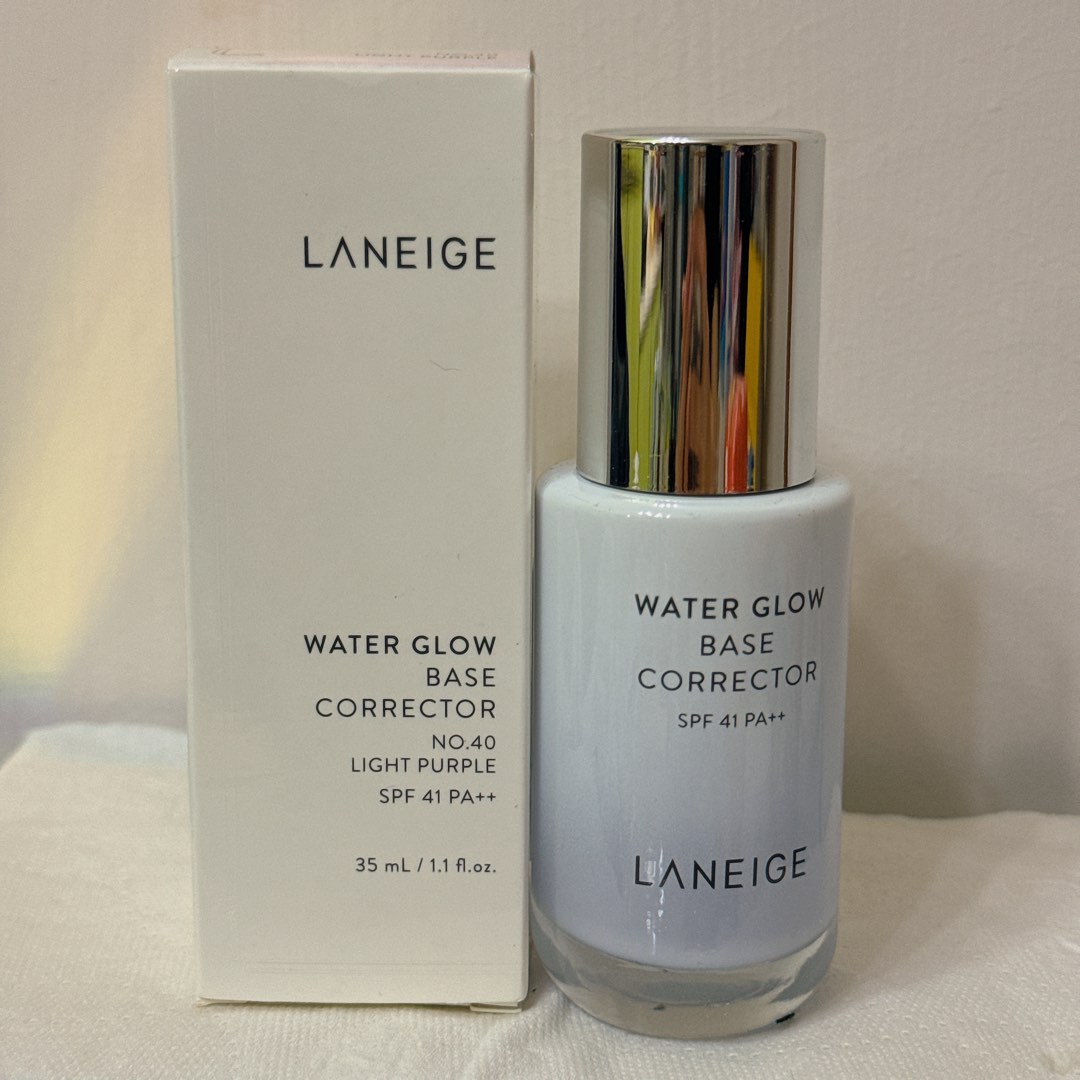 Laneige base water glow corrector SPF41 35ml 紫色, 美容＆個人護理, 健康及美容 - 皮膚護理 ...
