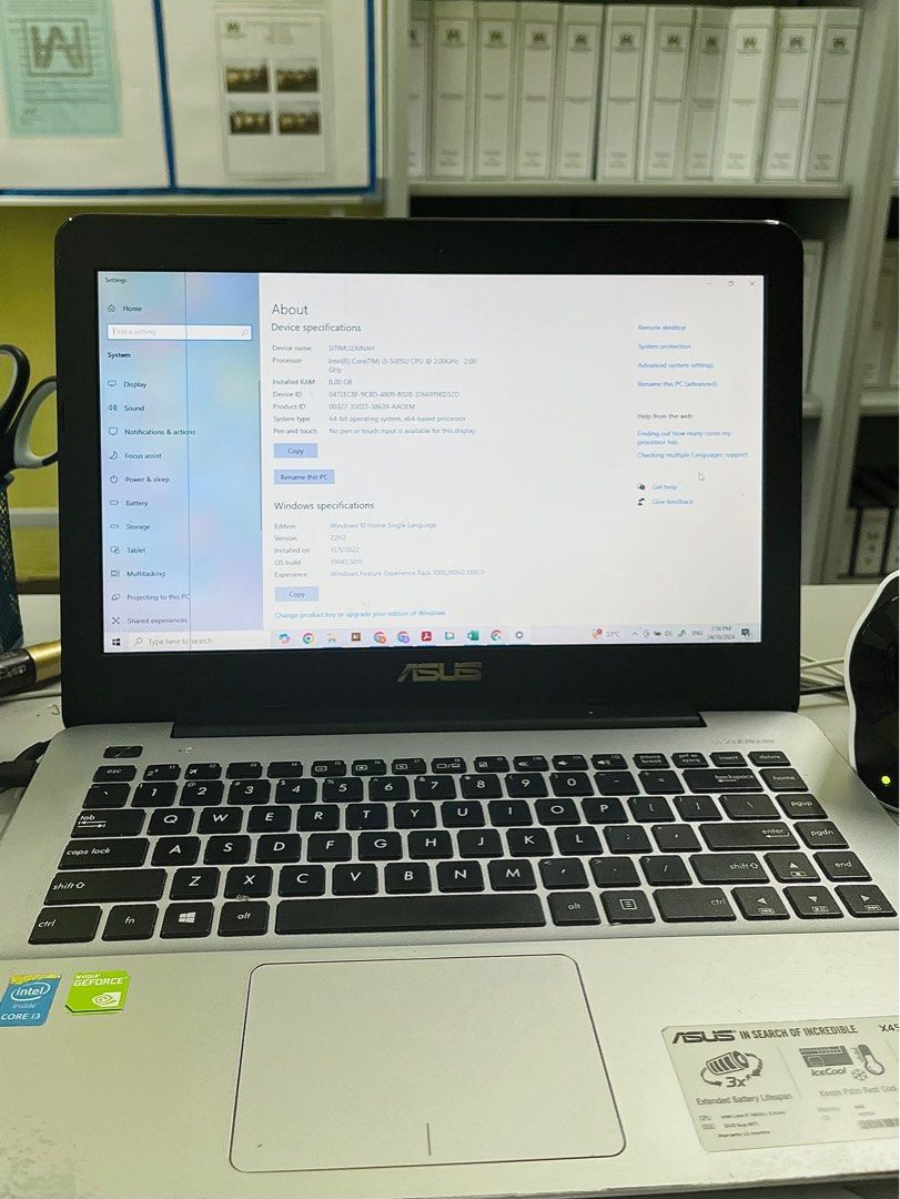 Laptop Asus (X455L series), Computers & Tech, Laptops & Notebooks on ...