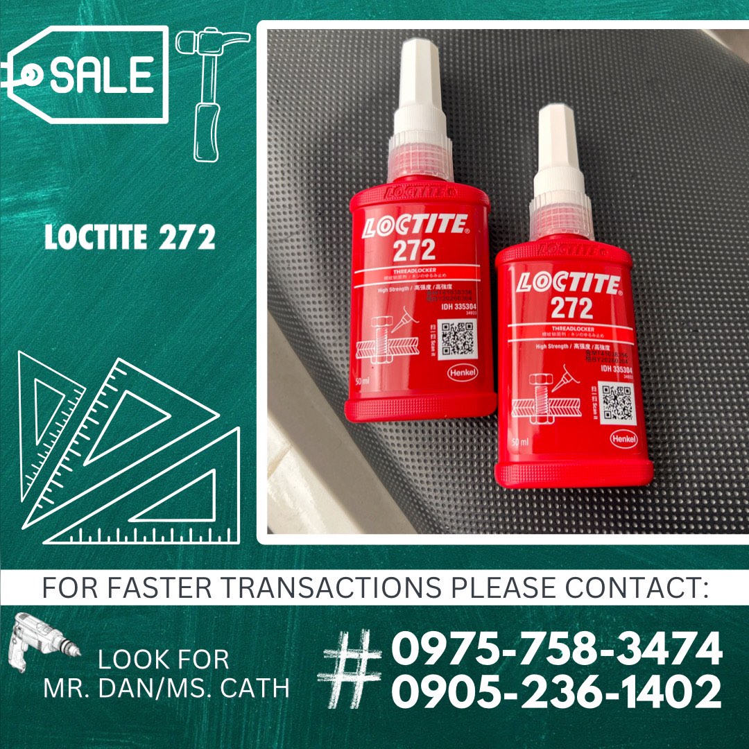 Loctite 272, Commercial & Industrial, Construction Tools & Equipment on ...
