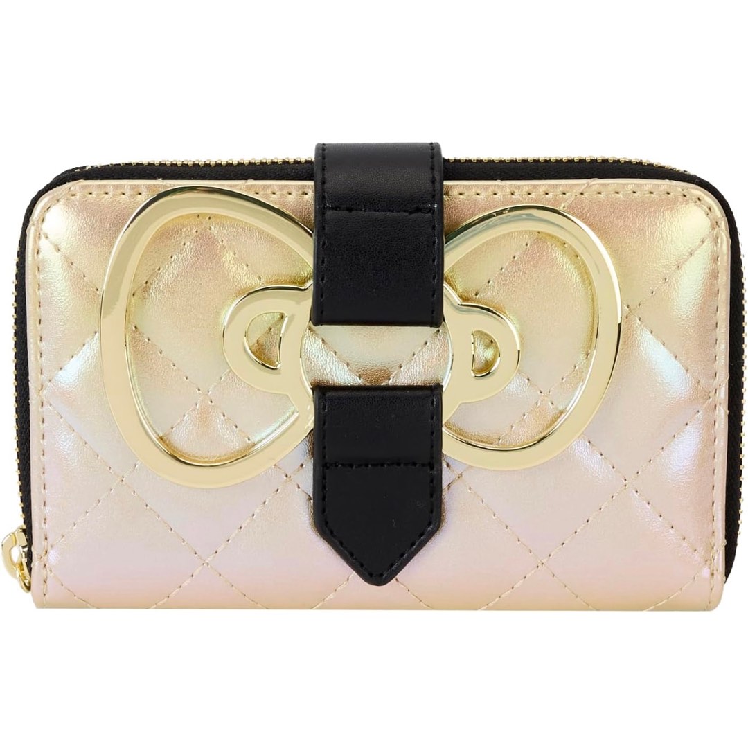 Loungefly Sanrio 50th Anniversary Gold Zip Around Wallet, Women's ...