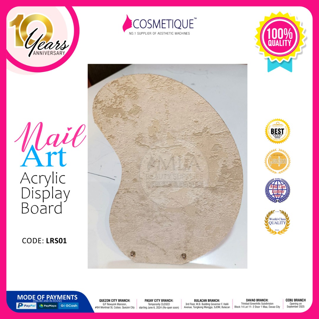 LRS01 NAIL ART WOOD DISPLAY BOARD, Beauty & Personal Care, Hands ...