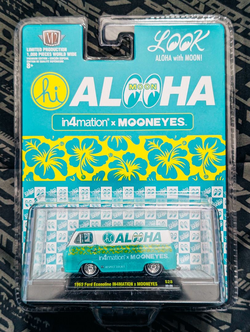 M2 Machines ALOHA in4mation x MOONEYES Ford Econoline Van Limited ...