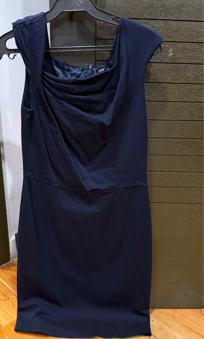 MANGO NAVY BLUE DRESS, Women's Fashion, Dresses & Sets, Dresses on ...