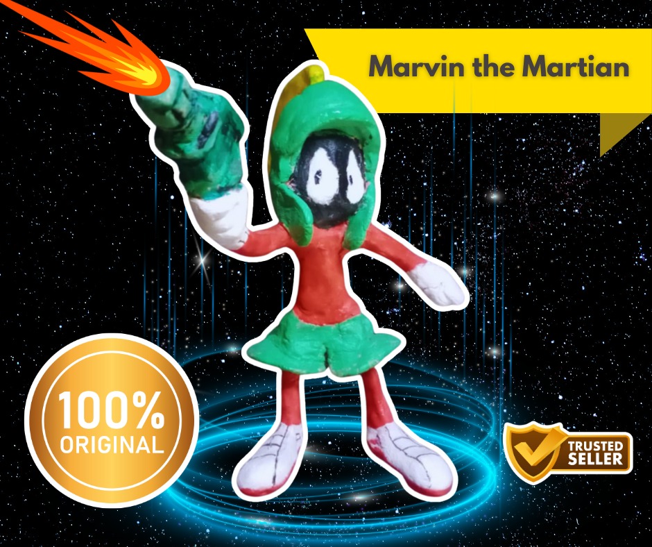 Marvin the Martian (authentic sculpture), Hobbies & Toys, Stationary ...