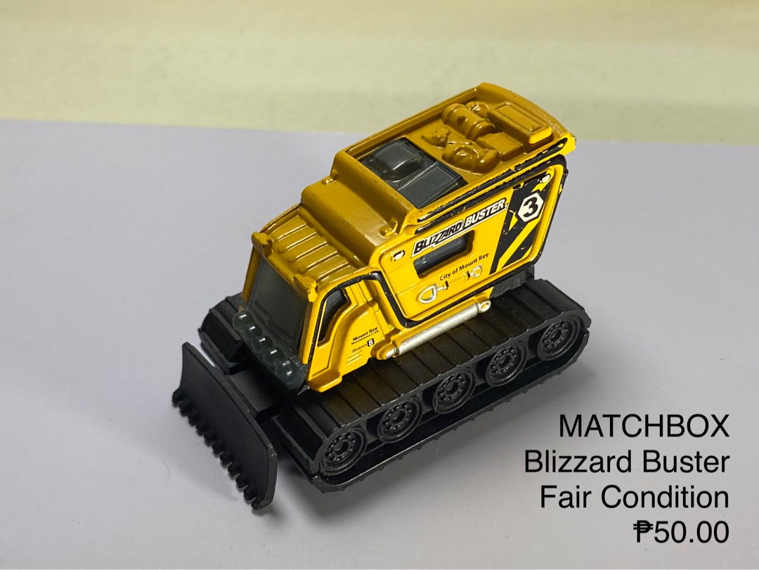 Matchbox Blizzard Buster Heavy Equipment Diecast Toy, Hobbies & Toys ...