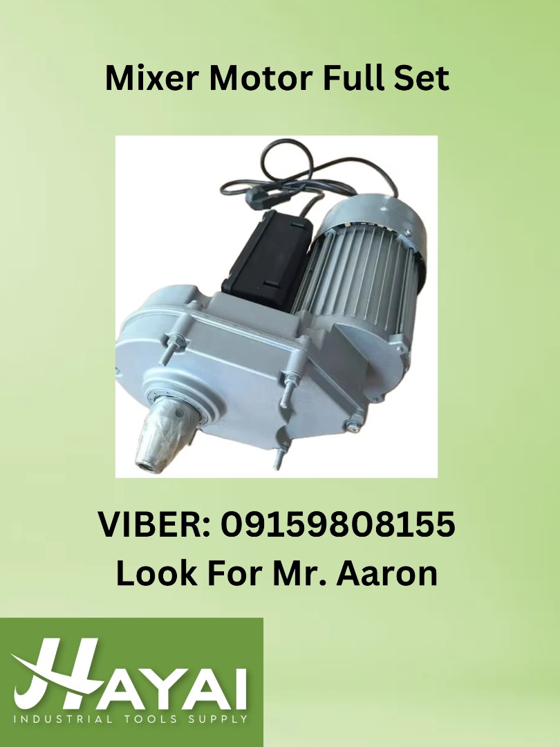 Mixer Motor Full Set, Commercial & Industrial, Construction Tools ...