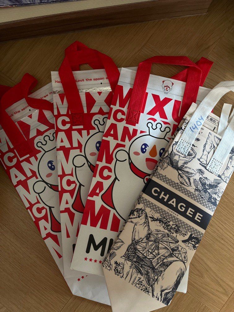 Mixue/Chagee cooler bags, Furniture & Home Living, Cleaning & Homecare ...