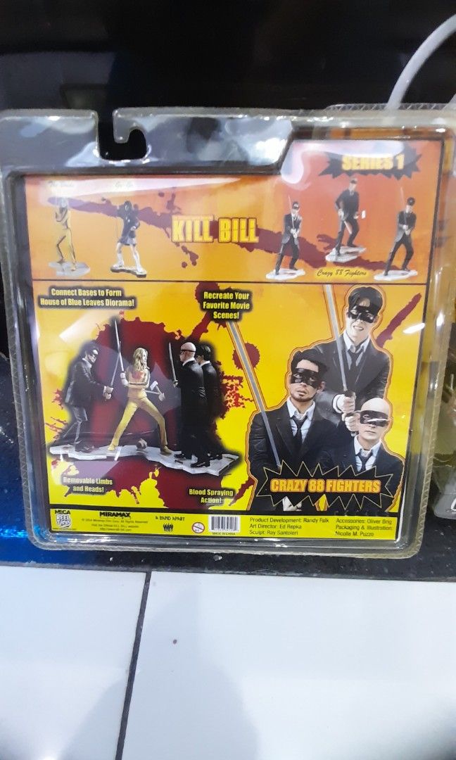 Neca Kill Bill Series 1 - Crazy 88 Set of 3, Hobbies & Toys, Toys ...