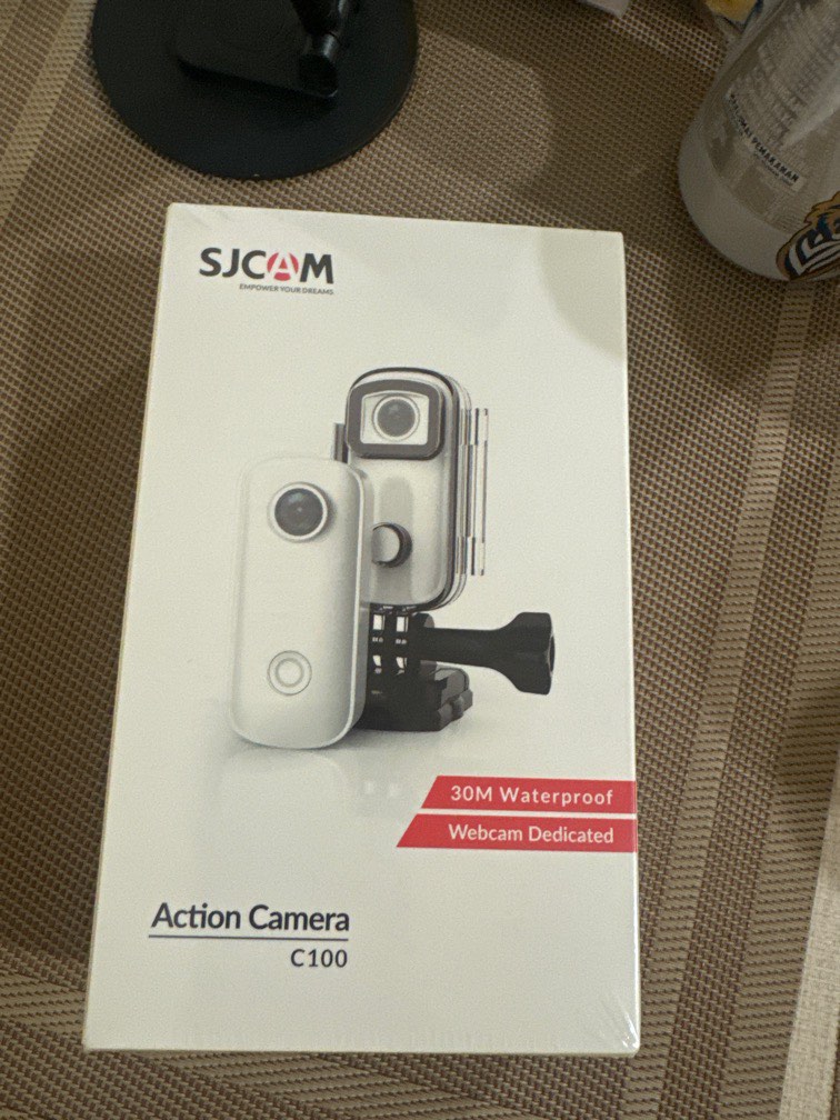 New authentic sjcam action cam c100, Photography, Cameras on Carousell