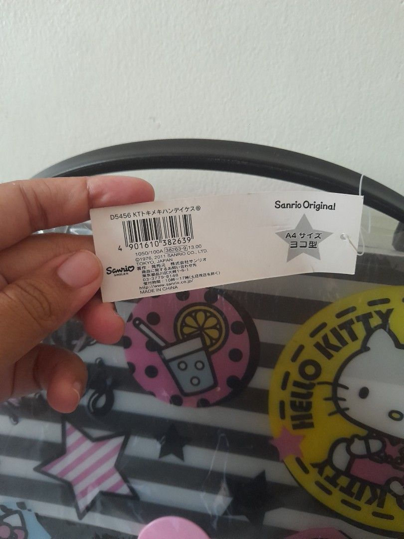 New Tag - Sanrio - Tas Map Dokumen Hello Kitty Carry Case Ori, Buku ...