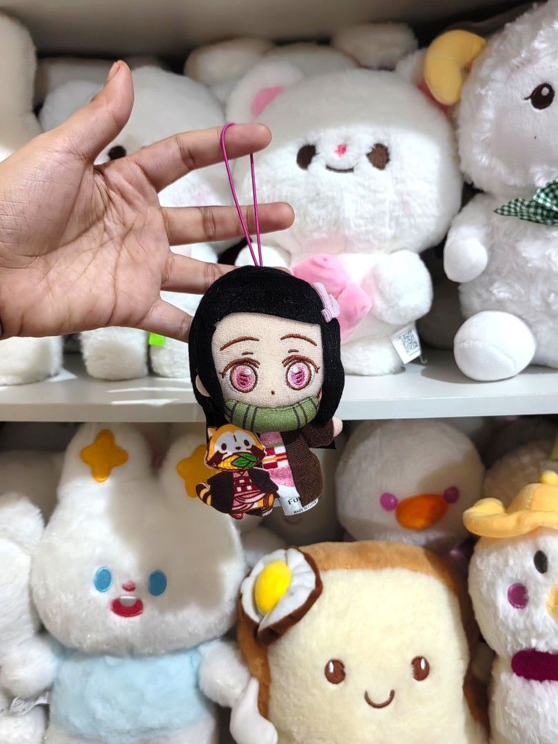 Nezuko Kamado with Rascal (Demon Slayer : Kimetsu no Yaiba Anime) Bag ...