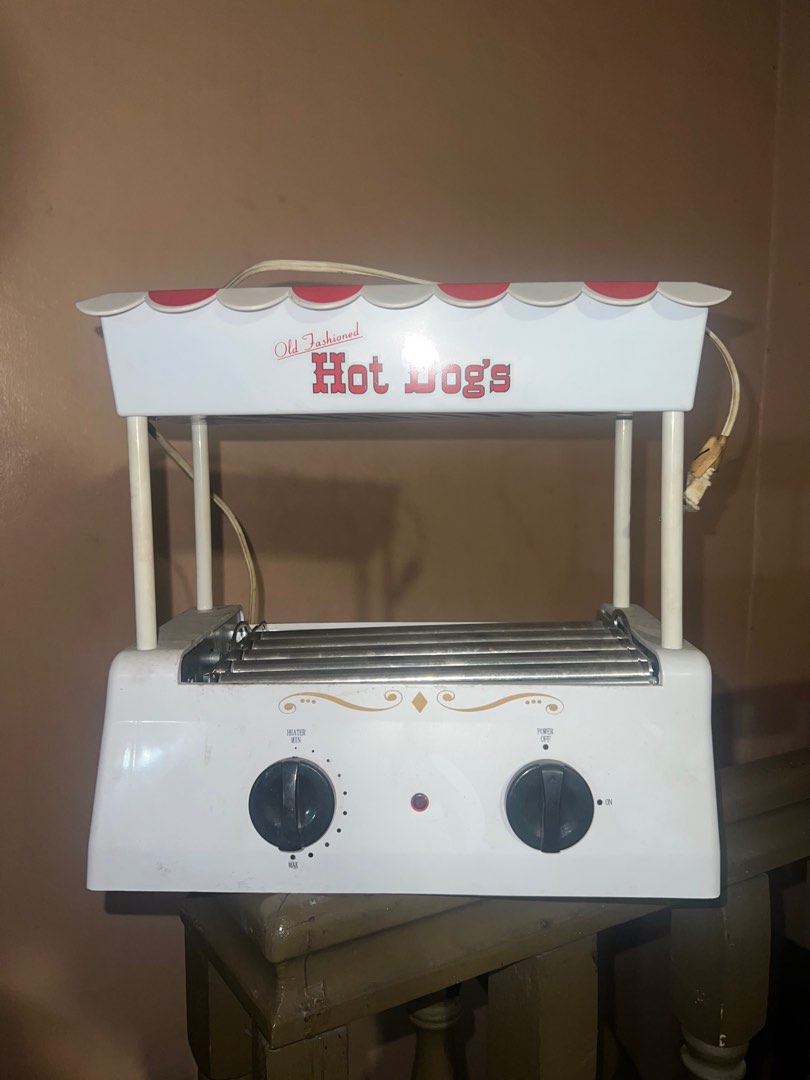 Nostalgia Old Fashioned Hot Dog Roller Grill Bun Warmer HDR 535 Vintage ...
