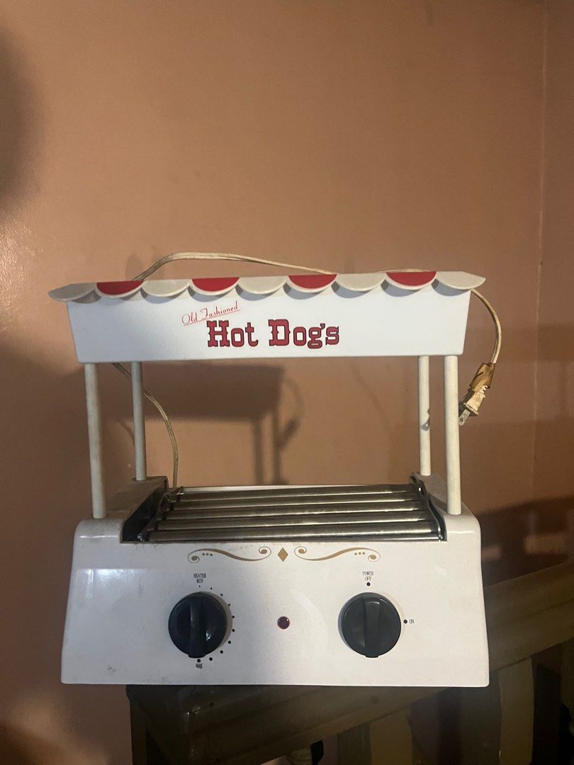 Nostalgia Old Fashioned Hot Dog Roller Grill Bun Warmer HDR 535 Vintage ...
