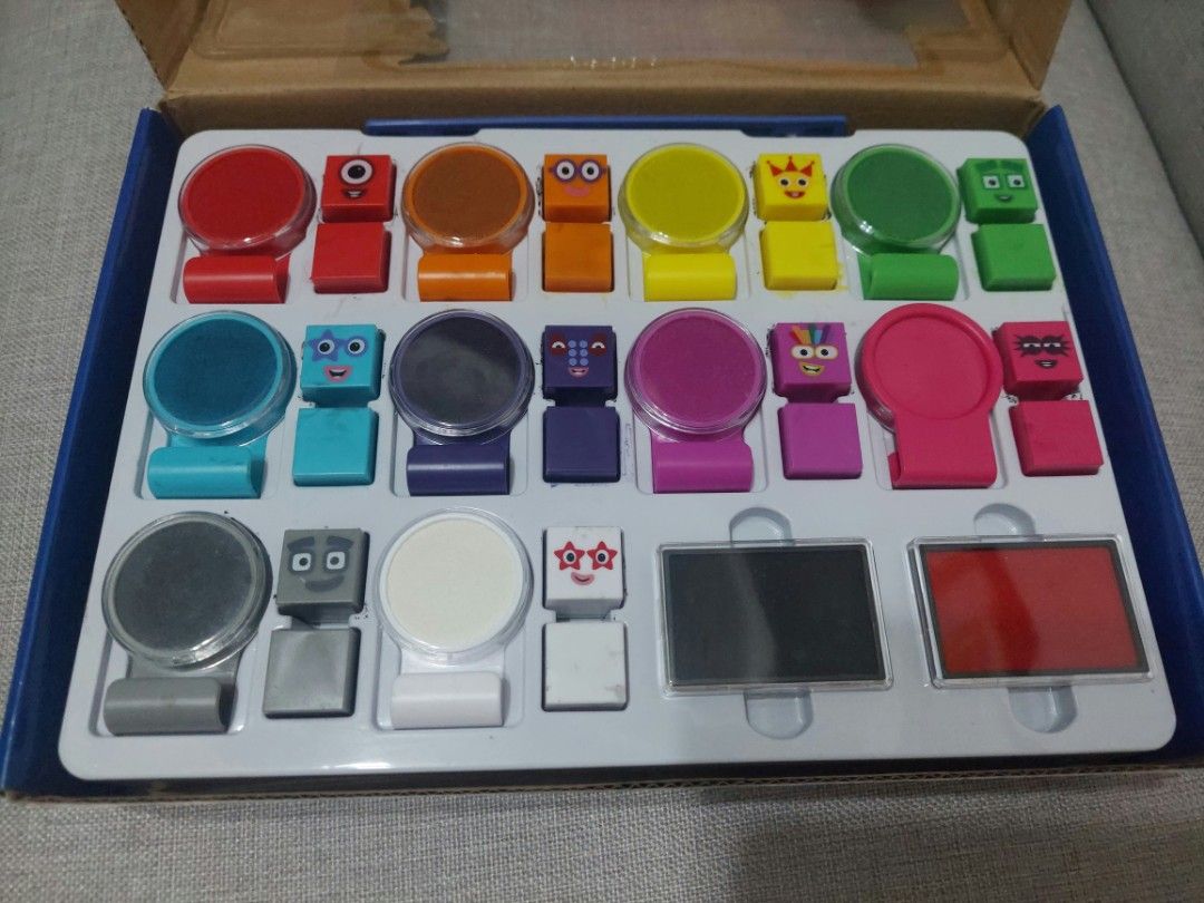Numberblocks Stampoline Park Stamp Activity Set, Hobbies & Toys, Toys ...
