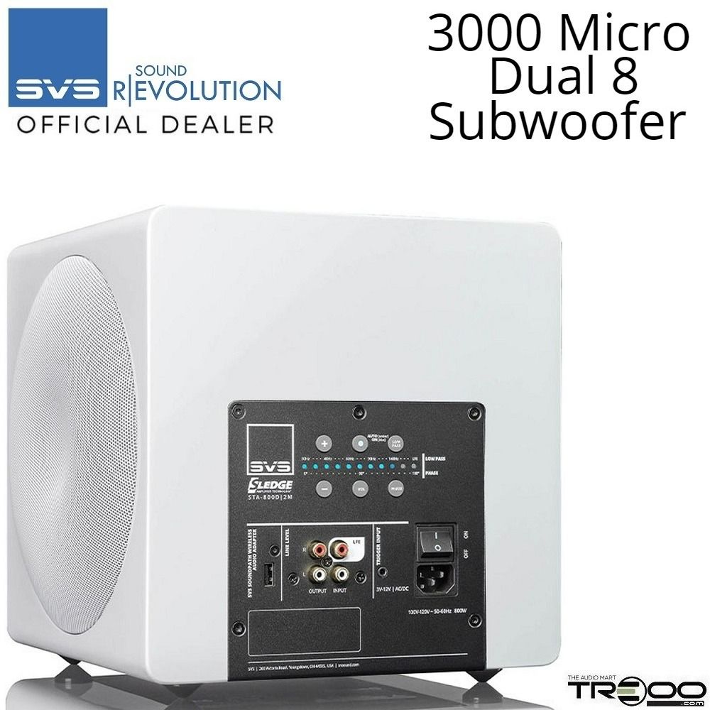 [Official]($20 Cashback!) SVS 3000 Micro Dual 8-inch (2x8") Powered ...