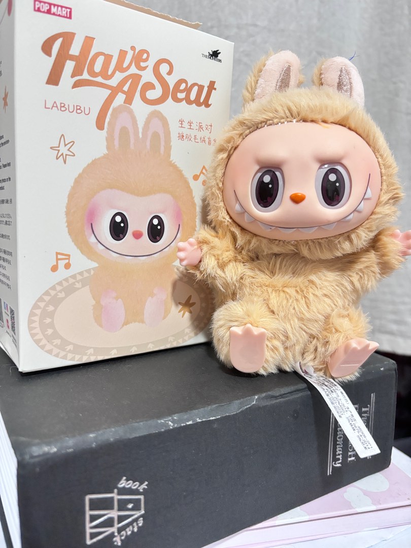 Original Labubu Have A Seat -BABA, Hobbies & Toys, Toys & Games on ...