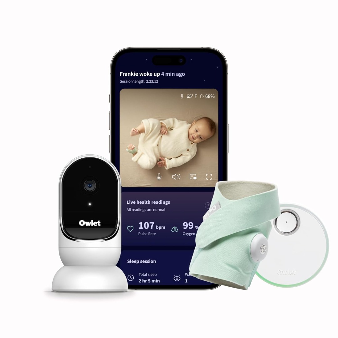 Owlet® Dream Duo Smart Baby Monitor: FDA-Cleared Dream Sock® plus Owlet ...