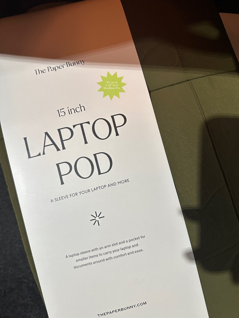 Paper Bunny Laptop Pod 15”, Computers & Tech, Parts & Accessories ...