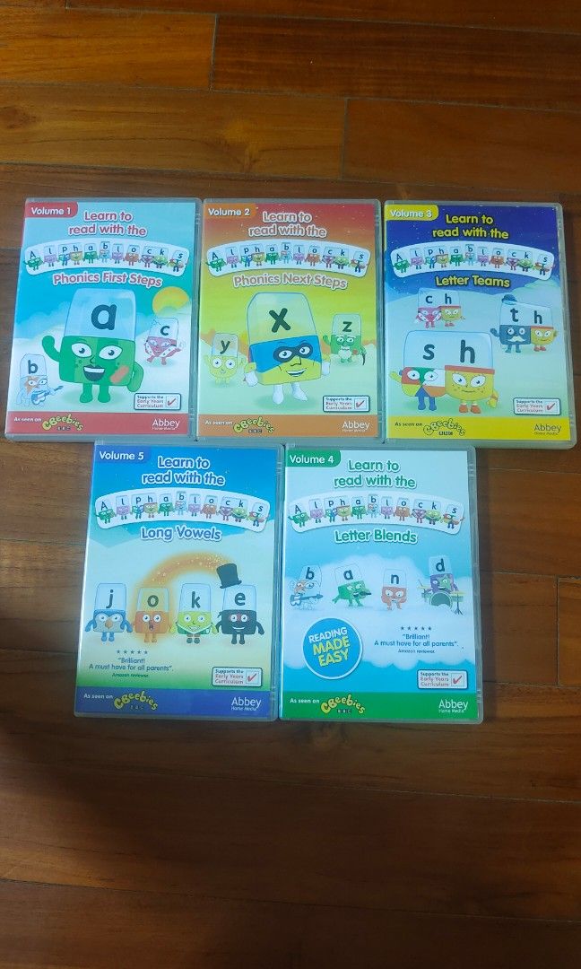 Phonics Alphablocks DVD, 兒童＆孕婦用品, 嬰兒玩具 - Carousell