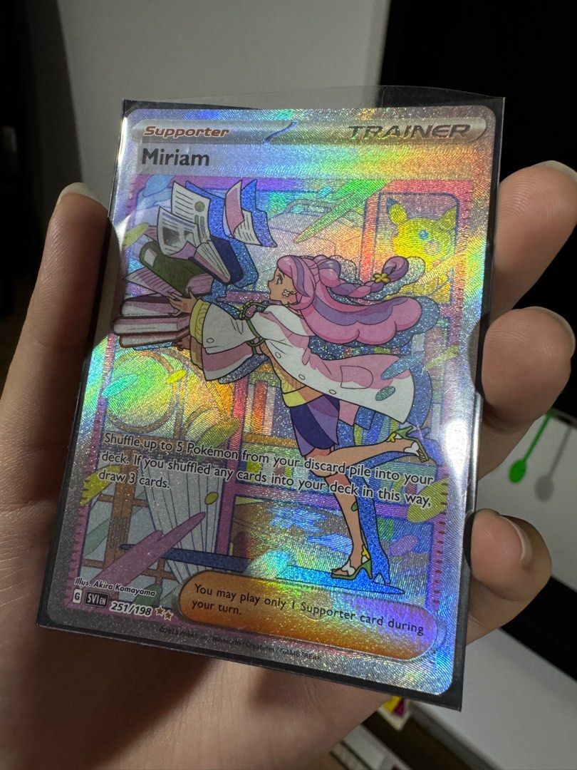 Pokemon Miriam Trainer Card (Scarlet & Violet), Hobbies & Toys ...