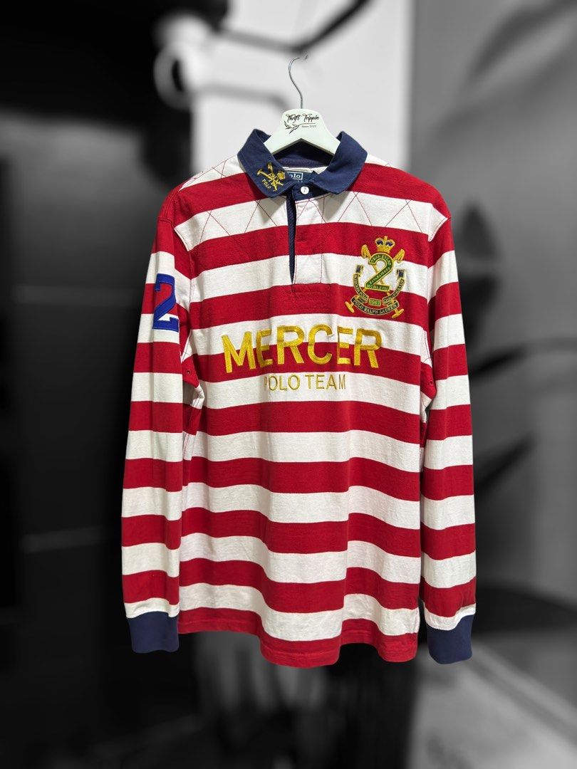 Polo Ralph Lauren Mercer Team polo T-Shirt Jersey, Men's Fashion ...