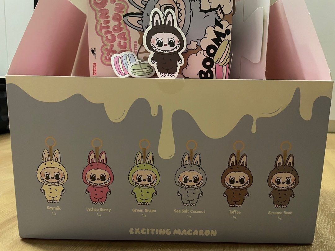 POP MART (Full set + Secret) Exciting Macaron Labubu v1, Hobbies & Toys ...