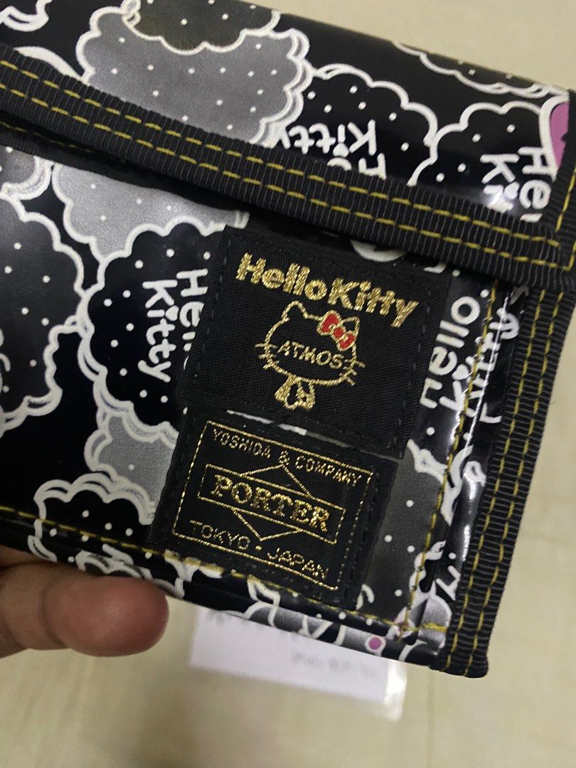 Porter X Atmos X Hello Kitty Wallet, Men's Fashion, Bags, Belt bags ...