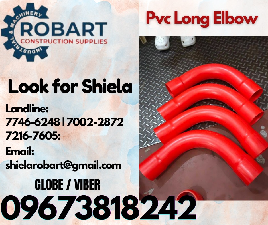 Pvc Long Elbow, Commercial & Industrial, Construction Tools & Equipment ...