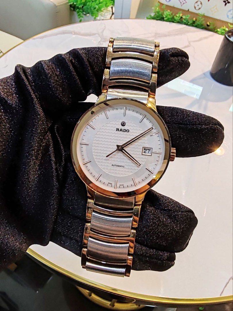 RADO CENTRIX SILVER DIAL AUTOMATIC 38MM WATCH, Luxury, Watches on Carousell