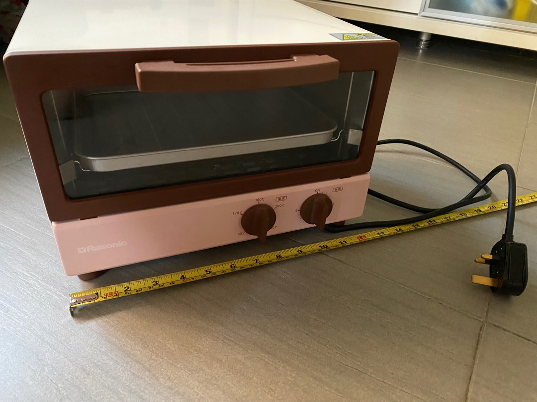 Rasonic pink mini oven toaster 粉紅小型焗爐, 家庭電器, 廚房電器, 焗爐及多士爐 - Carousell