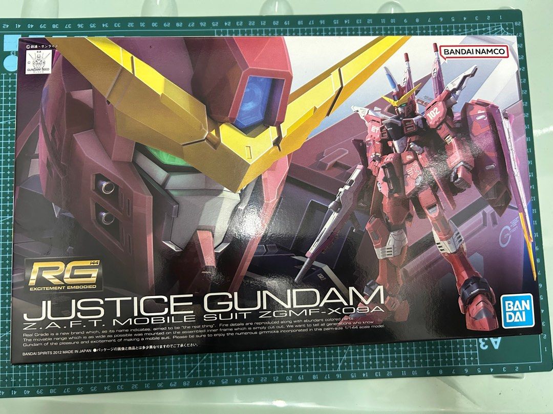 RG JUSTICE GUNDAM, Hobbies & Toys, Toys & Games on Carousell