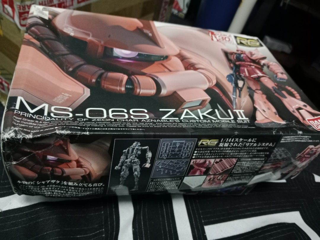 RG MS-06S Zaku II Gundam, Hobbies & Toys, Toys & Games on Carousell
