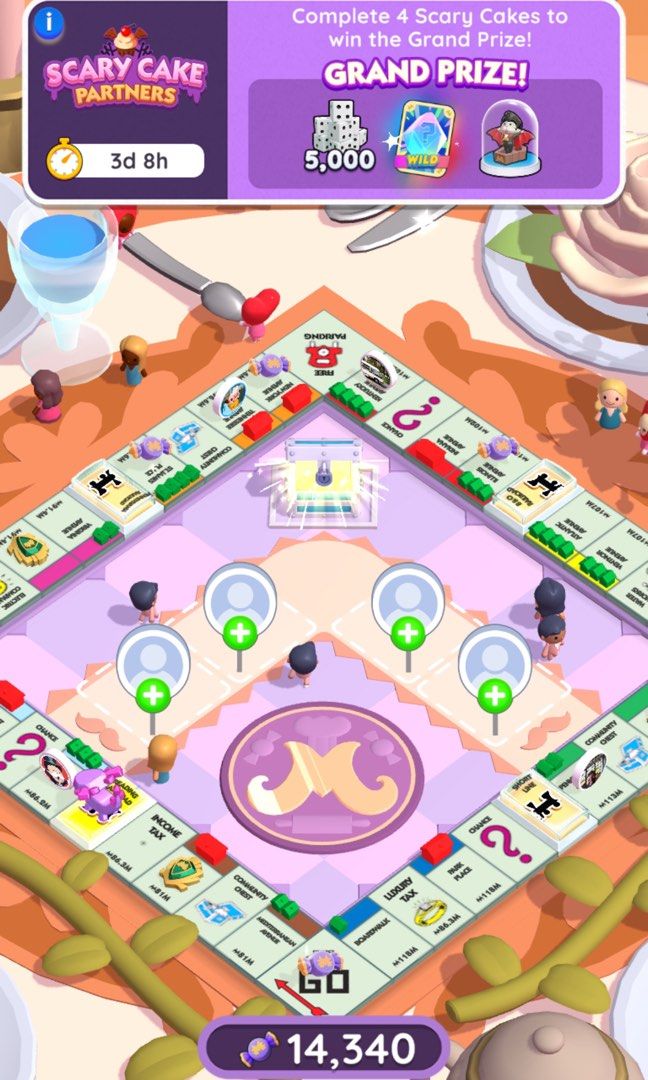 SCARY CAKE PATNERs MonopolyGo Event., Video Gaming, Video Games, Others ...
