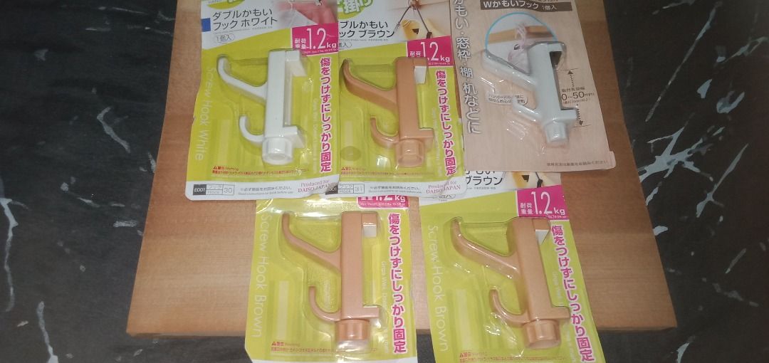 Screw Hook Daiso Japan, Everything Else, Others on Carousell