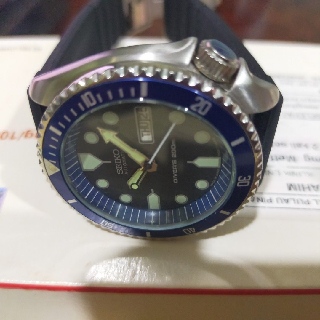 Seiko blue turtle diver 200m automatic Japan, Luxury, Watches on Carousell