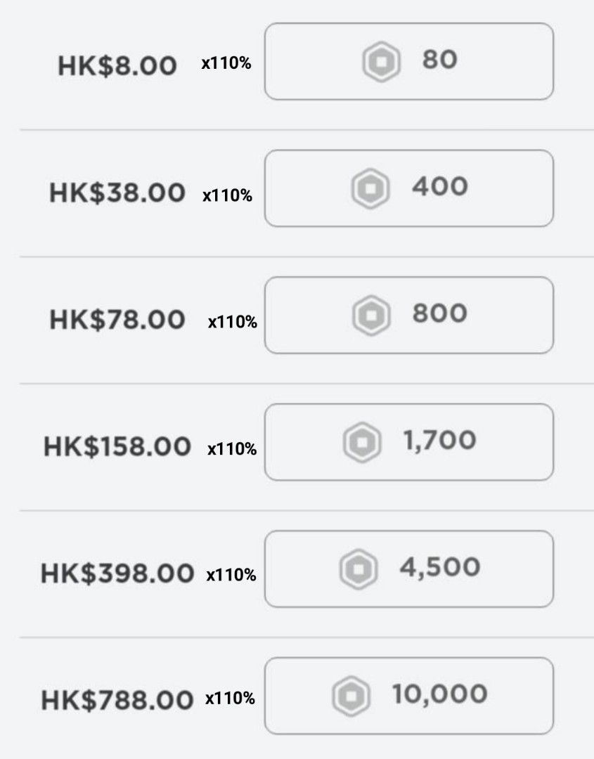 Selling any amount of robux, 電子遊戲, 電子遊戲, 其他 - Carousell