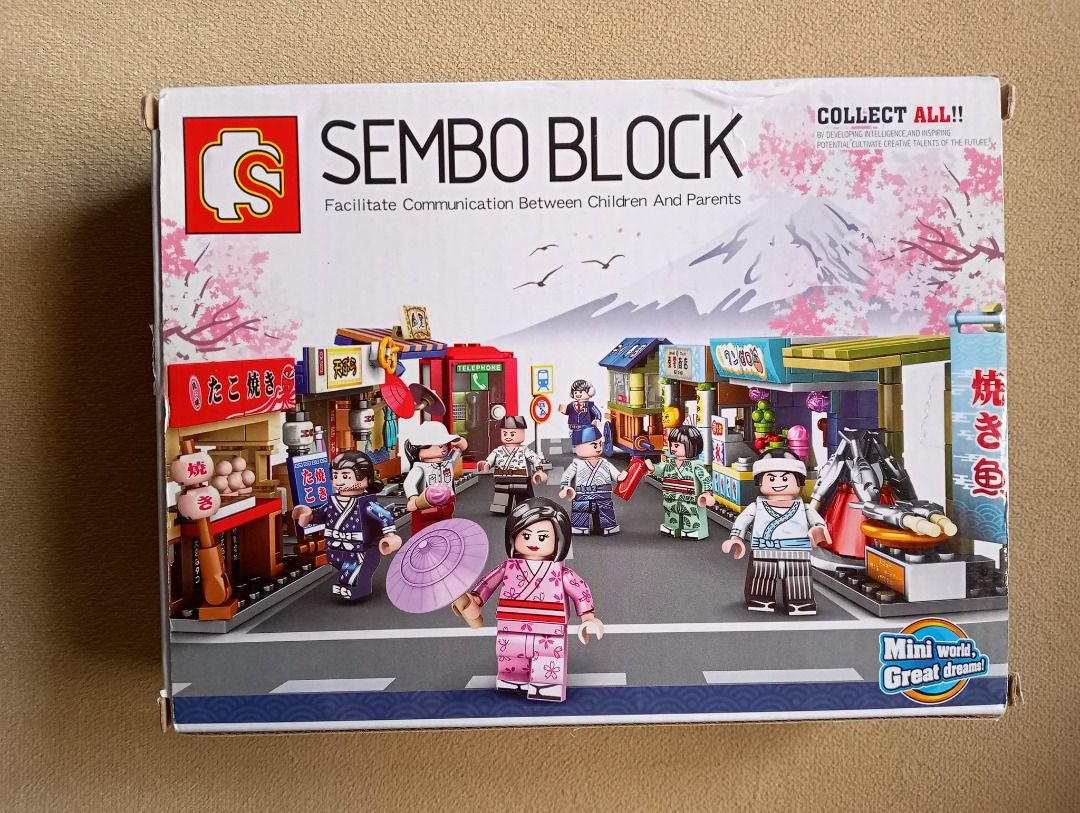 Sembo Blocks: Takoyaki Stall, Hobbies & Toys, Toys & Games on Carousell