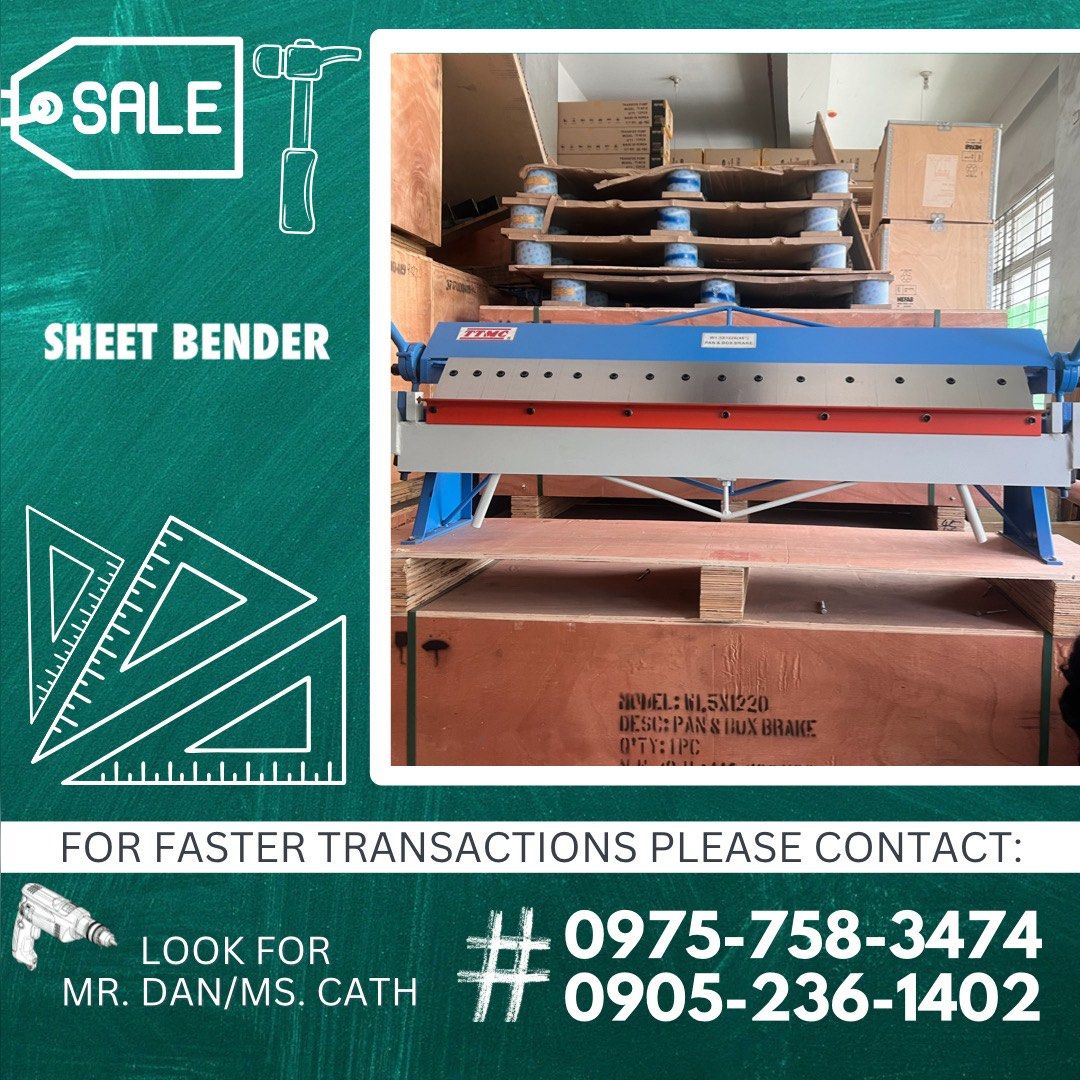Sheet Bender, Commercial & Industrial, Construction Tools & Equipment ...