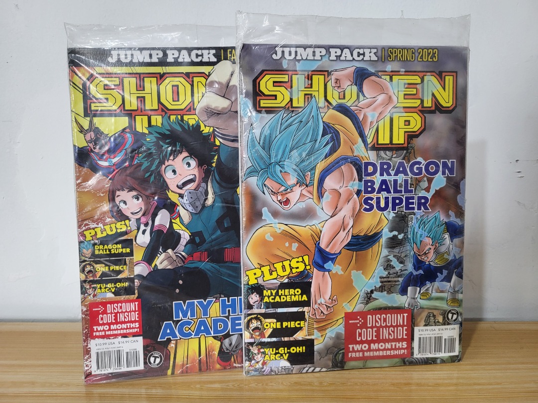 Shonen Jump Magazines Fall 2022 and Spring 2023, Hobbies & Toys, Books ...