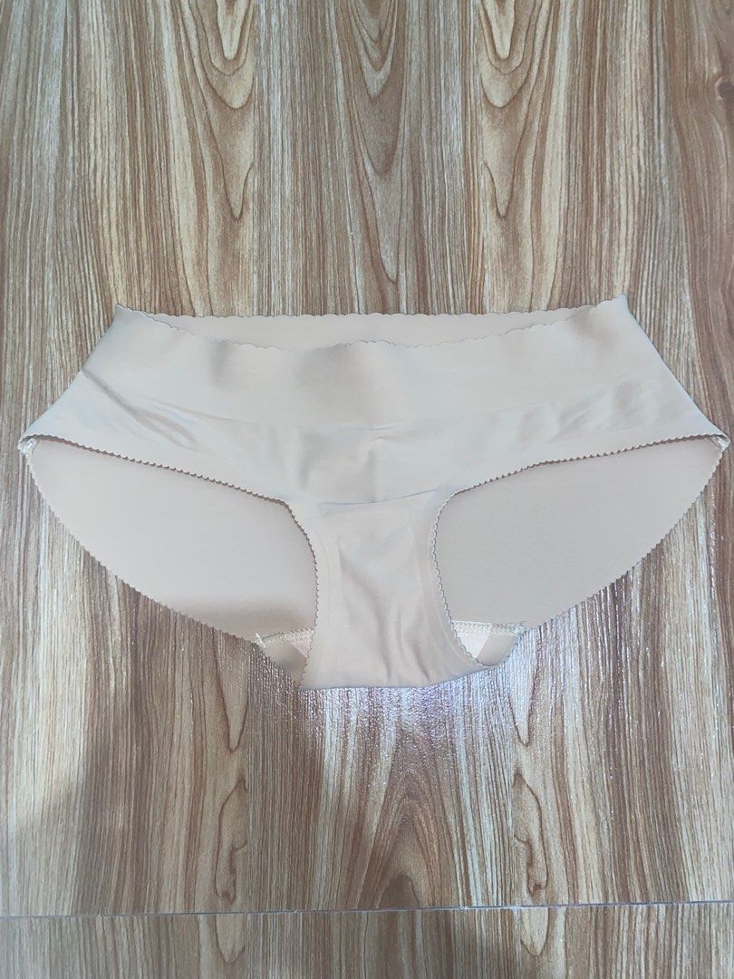 Skin color seamless butt padding hip underwear pads lift, Women's Fashion, Undergarments ...